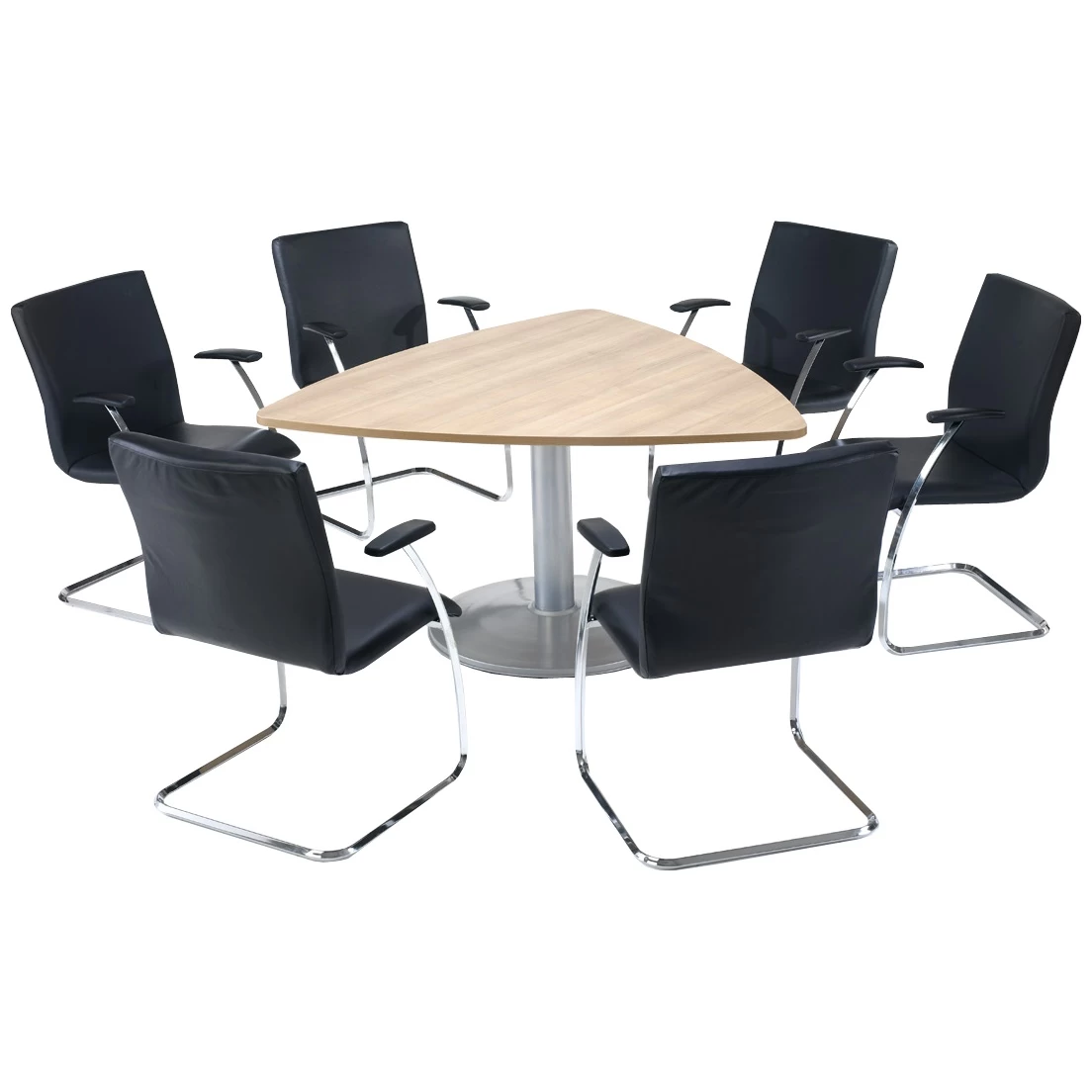 Trilogy Triangular Tulip Boardroom Tables - Lightweight and slim design ...