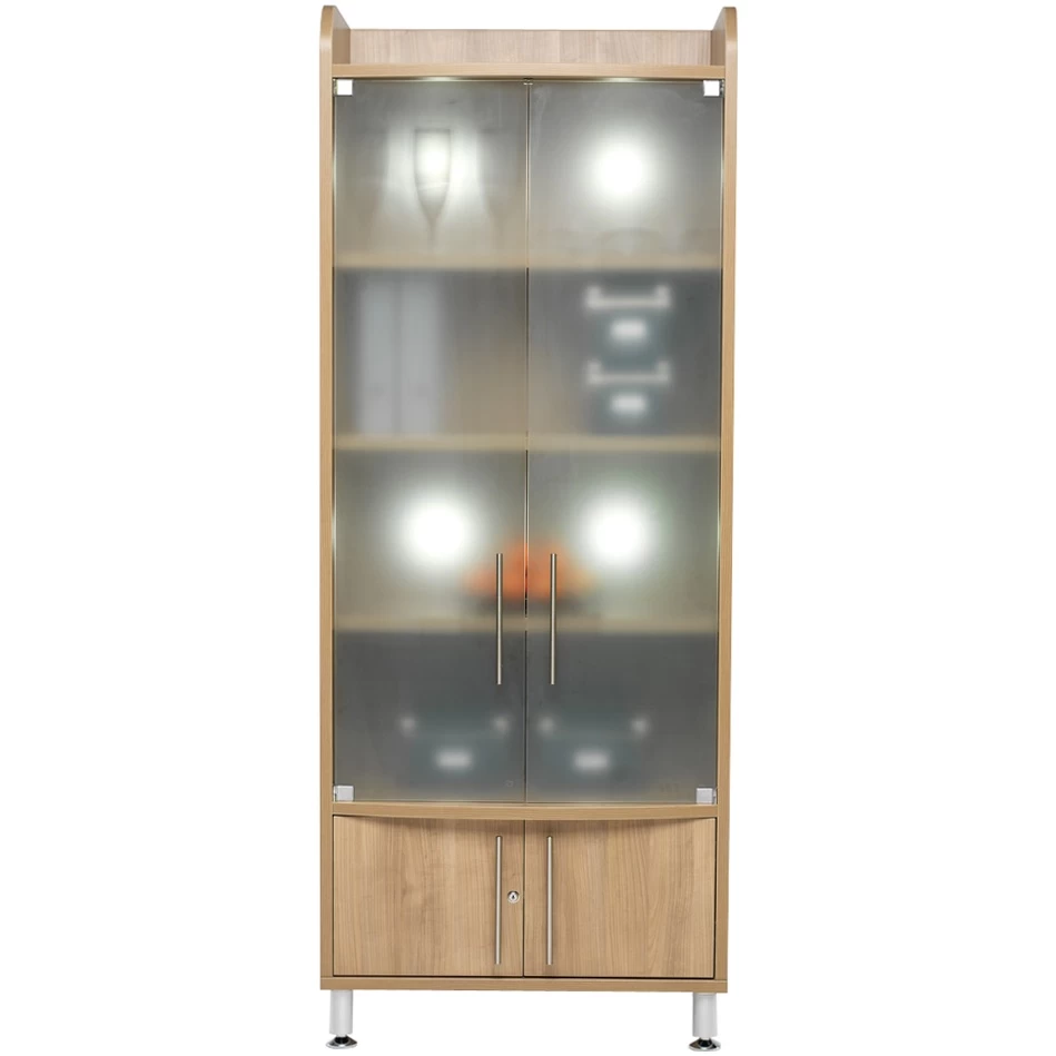 High-quality and easy in & our Trilogy Tall Wide Glass Storage Unit ...